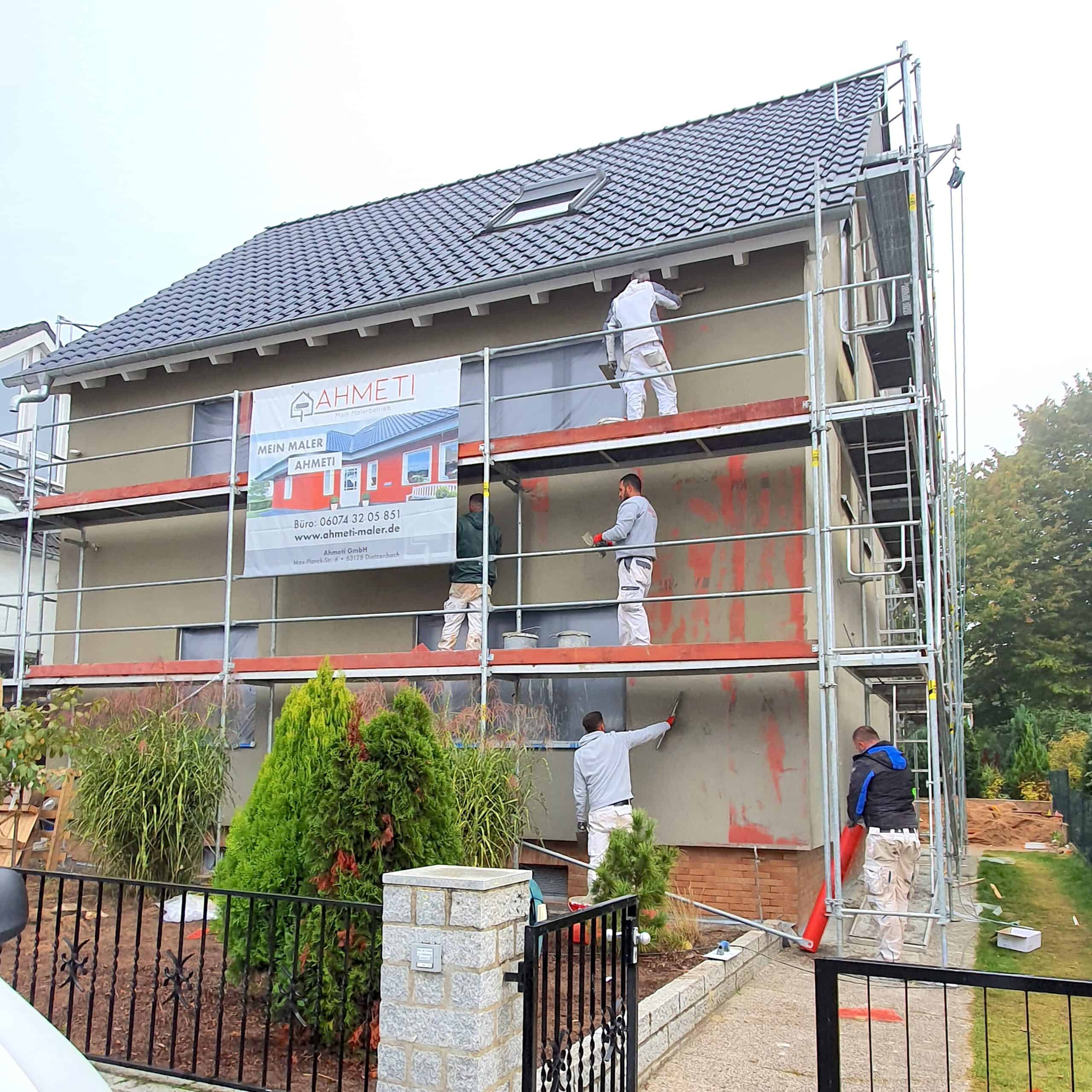 Fassadendämmung und Vollwärmeschutz Frankfurt - Ahmeti Maler